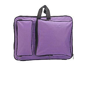 8k Art Portfolio Carry Bag Multipurpose Artist Portfolios Case Adjustable Shoulder Bag Tote Drawing Board Backpack with Pockets for Sketching Painting Art Supplies Storage Transport, 15 x 18.9 Inch