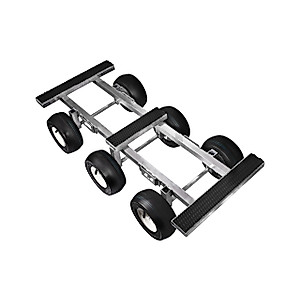 Generic 6-Wheel - All-Terrain Moving Dolly, White