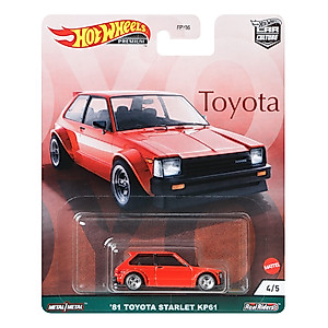 Hot Wheels Car Culture Circuit Legends Vehicles for 3 Kids Years Old & Up, Premium Collection of Car Culture 1:64 Scale Vehicles