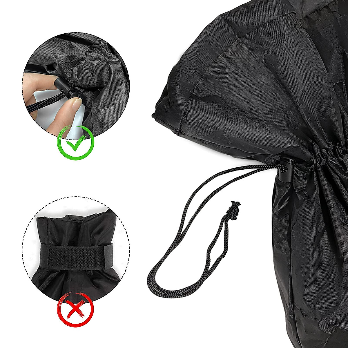 Outdoor Faucet Cover Socks for Winter Freeze Protection, Homsky 28" L x 15"W Large Faucet Covers for Outside, Reusable Outdoor Yard Spigot Cover, Antifreeze Long Water Insulated Faucet Cover Socks