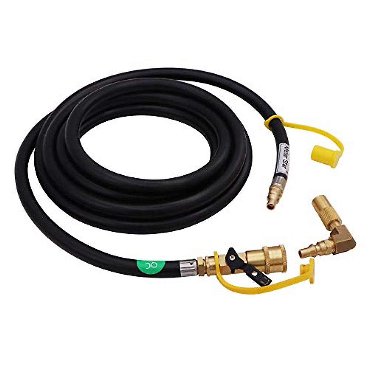 METER STAR 12FT Male/Female Quick-Connect RV Propane Extension Hose for 17"/22" Blackstone Tabletop Griddle