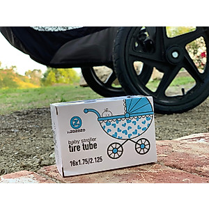 Graco Stroller Tire Tube Replacement - [Rear Wheels] 16"x1.75" Inner Tube for Graco Jogging Strollers - Wayfinder, Alterrain, Revolution Flex/Pro/SE, Strides, Ironman & All Duallie Joggers