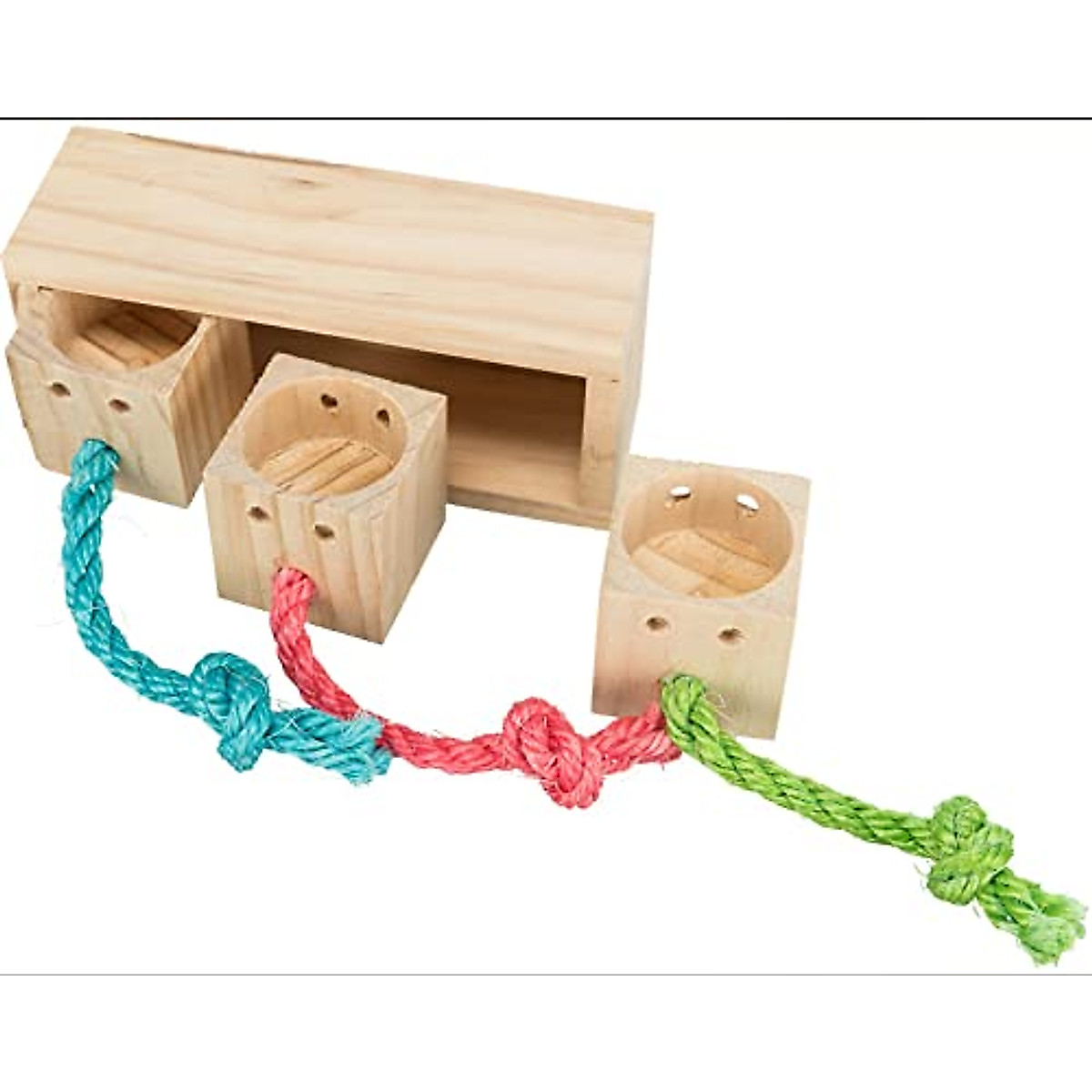 TRIXIE 62815 Small Animal Snack Cube Activity Toy, Natural