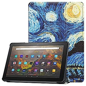 KuRoKo Case for All-New Amazon Fire HD 10 and Fire HD 10 Plus Tablet (Only Compatible with 11th Generation 2021 Release) - Ultra Lightweight Slim Shell Stand Cover Auto Wake/Sleep