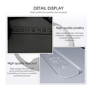 PARQUS Spare Tire Tyre Wheel Cover Protector Plastic Fits for Defender 90 110 130 2020-2024 (Fuji White-2)