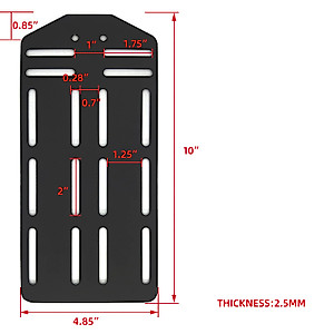 appacare 2PCS King Bed Headboard Attachment Bracket Modification Plate,Bed Frame Adapter Brackets,Headboard Brackets for Metal Bed Frame