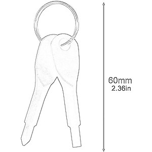 Mini Pocket Repair Hand Tool Portable Screwdriver Set Keychain Outdoor Tool Kit Stainless Steel Keyring 1pc (Black)