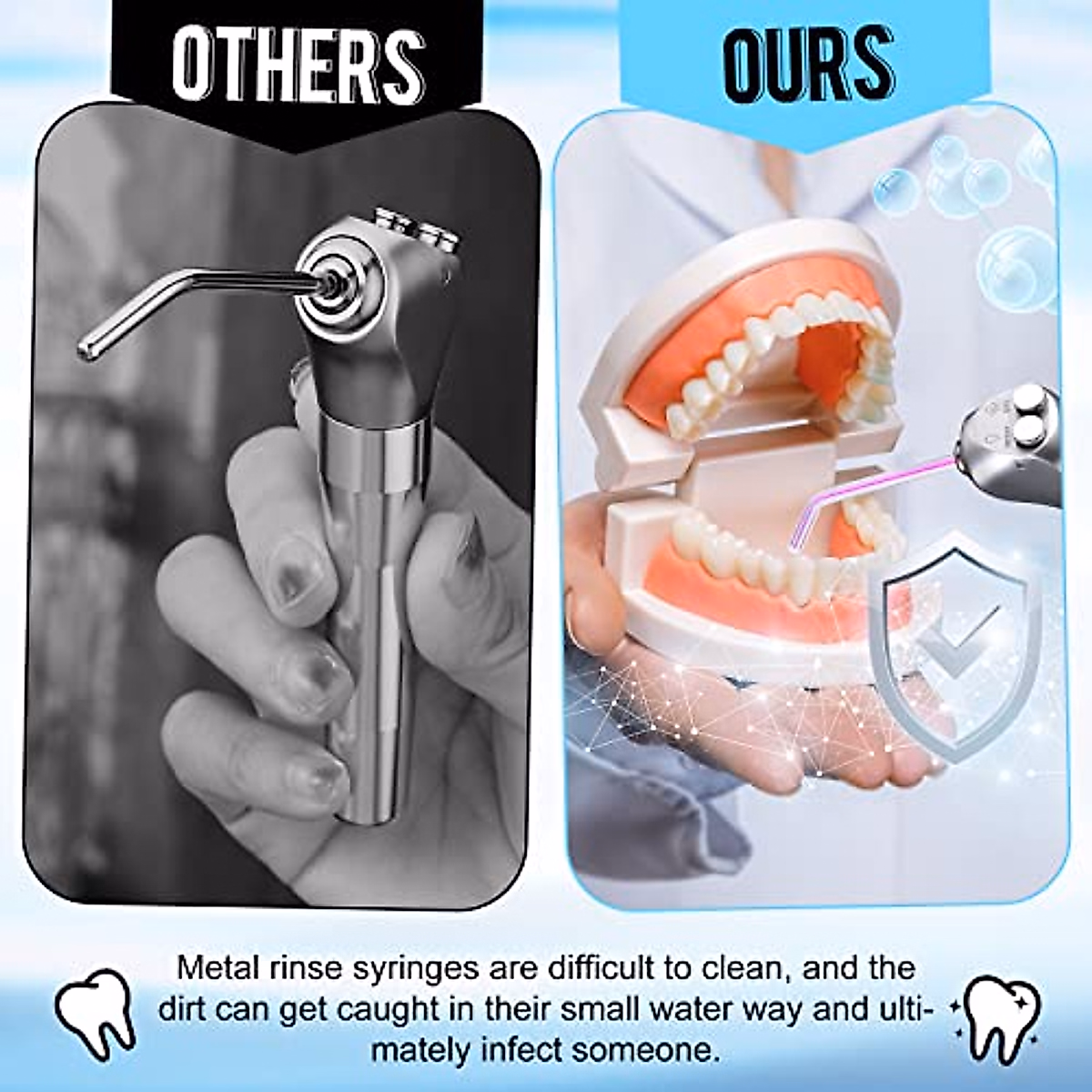 Dental Air Syringe Tip Water Syringe Tip Disposable Spray Nozzles Tips Assorted Rainbow Triple 3 Way Water Syringe Connector for Oral Teeth Cleaning (1000 Pieces)