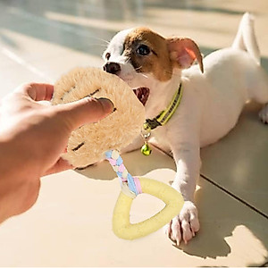 Volacopets Puppy Toys for Teething, Cute Little Puppy chew Toys for Boredom, Dog Squeaky stimulating teether Toy for Small Breed, Interactive Puppy Chewing Toys