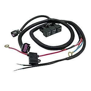 ALTBET Dual Electric Fan Upgrade Wiring Harness Compatible with GM 1999–2006 ECU Control Electric Cooling Fan Wire Harness Kit Replace 7L5533A226T