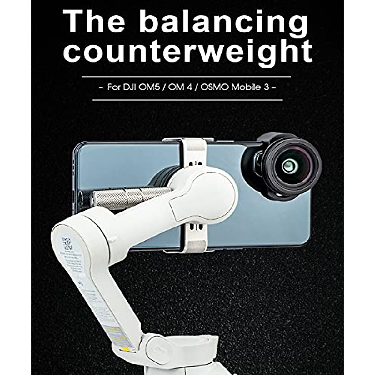 Supfoto OM6/OM5/SE/OM 4/OSMO Mobile 3 Counterweight Set 20g+10g Balance Counter Weights for DJI OM6/OM5/SE/OM 4/OSMO Mobile 3 Gimbal Stabilizer to iPhone 11/Pro/Pro Max