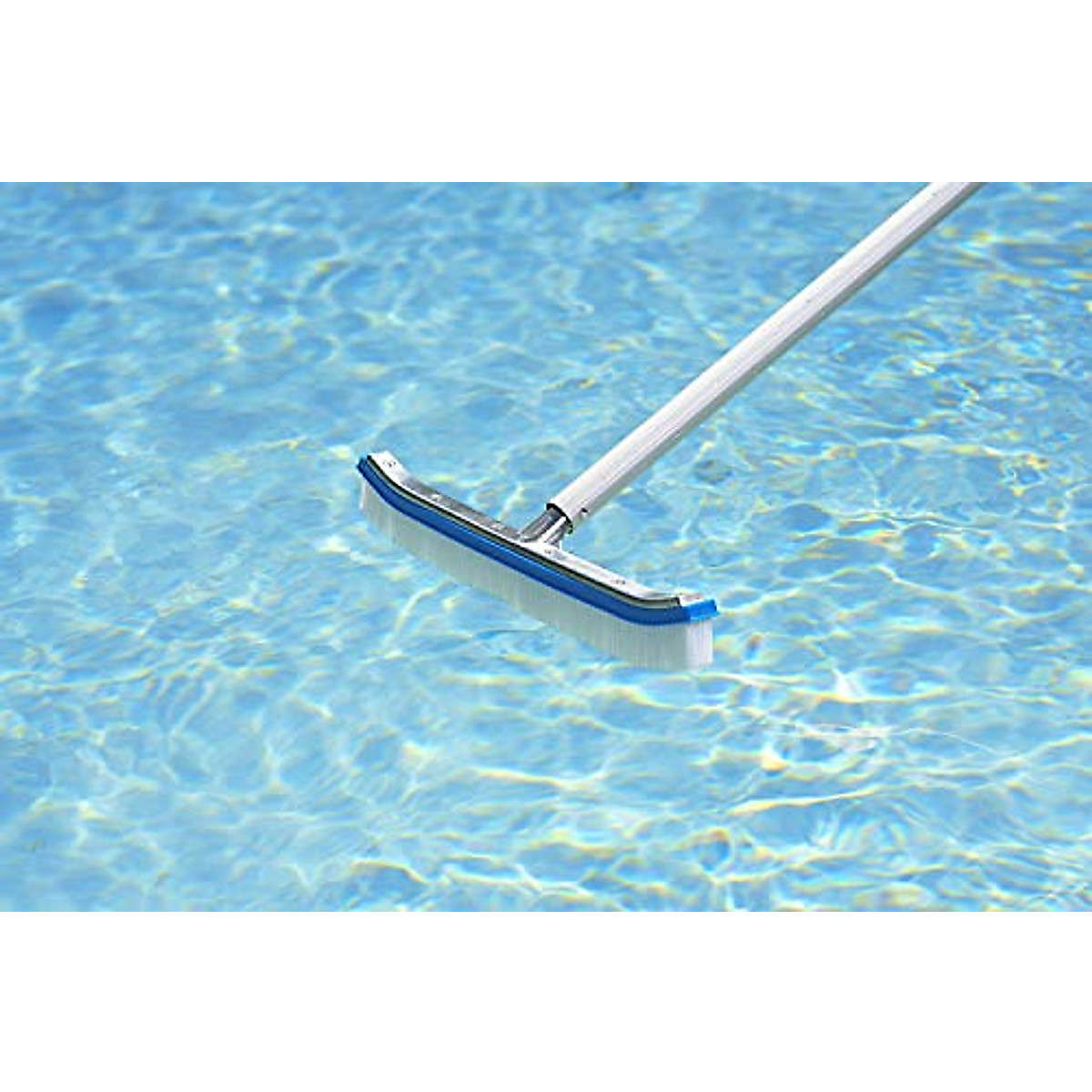 Poolmaster 17-1/2-Inch Aluminum Swimming Pool Brush, Essential Collection