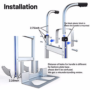 SuZhi 2 Wheel Hand Truck Dolly Cart Heavy Duty,Two Wheel Aluminum Hand Truck Dolly Cart with Wheels & 2 Free Straps,600lb Capacity, New IM for Groceries,Furniture,Electrical Appliance &Large Carton