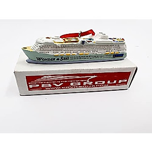 PSVGROUP Cruise Ship Model - a Great Gift for Nautical Decorative Hanging Ornaments/Cake Topper/Friendship Gift for Your Lover (Small, Wonder of The Sea)