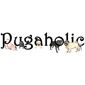 CafePress Pugaholic Ceramic Pug Mugs Ceramic Coffee Mug, Tea Cup 11 oz