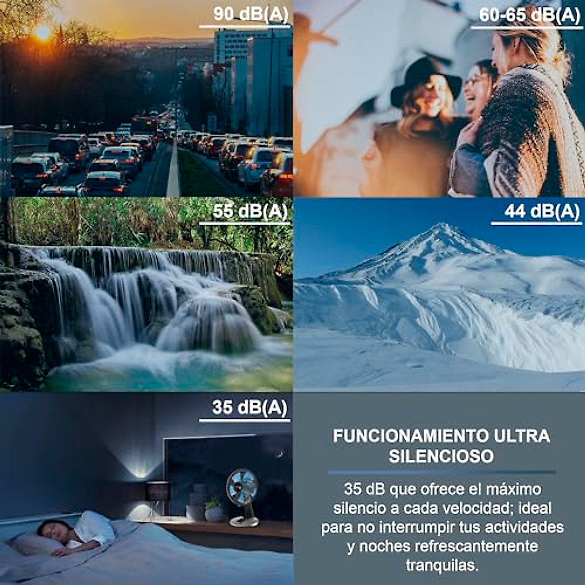 Rowenta, Desk Fan, Turbo Silence Table Fan with Remote, 18 Inches, Ultra Quiet Fan for Bedroom, Oscillating, Portable, 5 Speeds, Black, Indoor, VU2660