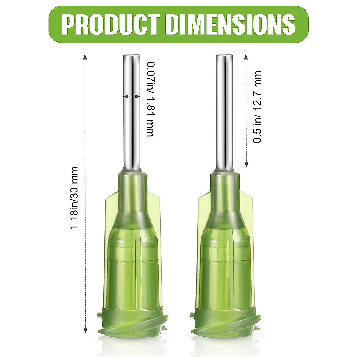 150 Pieces Industrial Blunt Tip 14G 1/2 Inch with Luer Connector Dispensing Needles Adhesive Glue Dispensing Blunt Tip