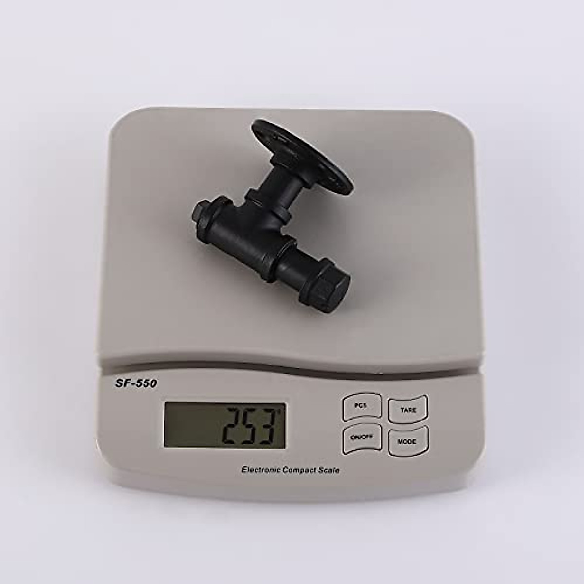 KES Industrial Pipe Black Towel Hook, Bathroom Coat Hook Wall Mounted, Robe Hook Heavy Duty for Hanging Coat Iron 4 Pack, BRH500-BK-P4