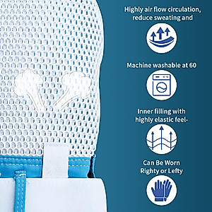 EZ Assistive Dementia Restraint Gloves Zipper Opening for Patients or Elderly Fingers Protection Dementia Products for elderly Reusable and Washable One Pair(2pcs)