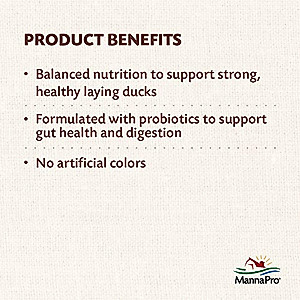 Manna Pro Duck Layer Pellets, 8 Pounds (Pack of 2)