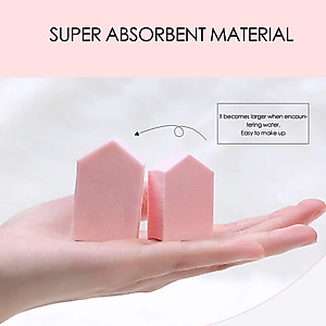 25 PCS Makeup Blenders Sponges Set, Use for Dry and Wet, Perfect for Full Face Curve Blending, Cream, Liquid, Powder Foundation Cosmetics, Latex Free & Soft & Flexible, Pentagon