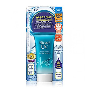 Bioré Japan Aqua Rich Watery Essence Sunblock Sunscreen Blue Spf50+ Pa+++