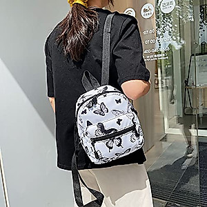sikiwind Fashion Women Animal Pattern Printing Backpack Casual Small Handbags (B)