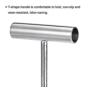 uxcell T-Handle Meat Boning Hook, Galvanized Curved T Hooks for Kitchen Butcher Shop Restaurant 12"(300mm)