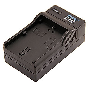 STK LP-E6 Battery Charger for Canon EOS 5D Mark II III and IV, 70D, 5Ds, 6D, 5Ds, 80D, 7D and 7D Mark II, 60D Cameras, LP-E6 Battery, LC-E6 Charger