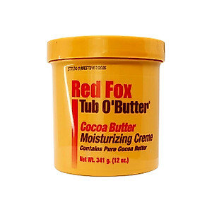 Red Fox Tub O' Butter Cocoa, Moisturizing Creme 12 oz
