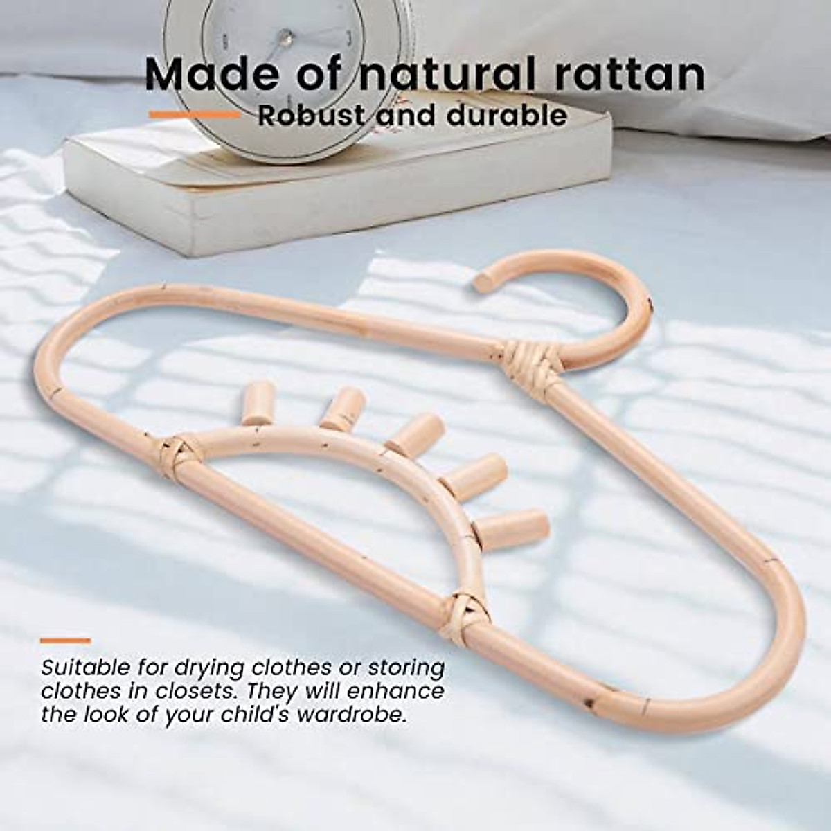 Yothfly Clothes Hanger Kids Garments Organizer Rack Children Hanger Kids Room Decoration Hanger for Clothes,