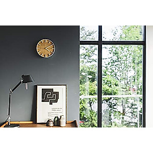 Yamazaki Home Wall Clock - Modern Wood Home Decoration Steel + Wood One Size Ash