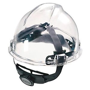 MSA Plastic/Nylon Fas-Trac III Replacement 4 Point Ratchet Suspension with Flush Rear Lug Attachment and 3 Level Nape Strap for Use with Skullgard and Comfo-Cap Helmets