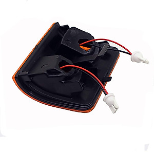 csslyzl LED Side Mirror Marker Lights Compatible with FORD F250 F350 F450 F550 Super Duty 2008-2015 Side Tow Mirror Turn Signal Light AMBER LED+LENS