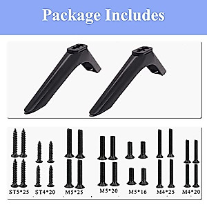 Universal TV Base Stand for TCL Roku TV Legs Replacement for TCL Smart TV 19in 27in 32in 36in 39in 40in 42in 45in,Universal TV Legs for TCL Roku TV Base,TV Stand Legs with Screws