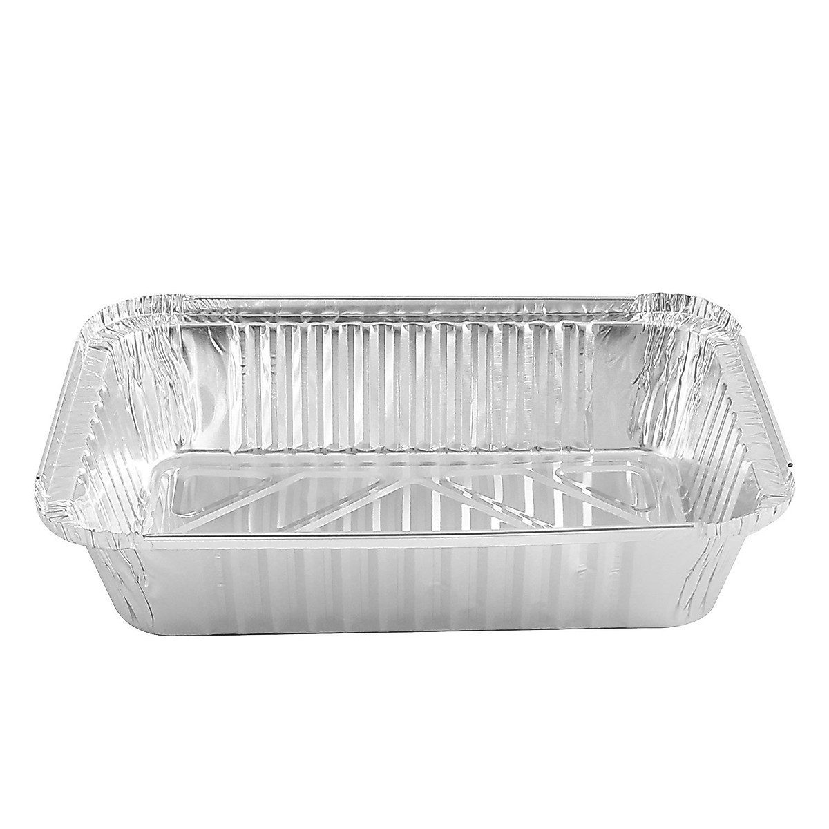 PARTY BARGAINS Aluminum Foil Pans Container - (50 Pack) 9” x 6” x 2” Premium Quality & Durable Steam Table Pan for Cooking, Baking, Roasting, & Broiling, Excellent for Takeouts, Meal Prepping