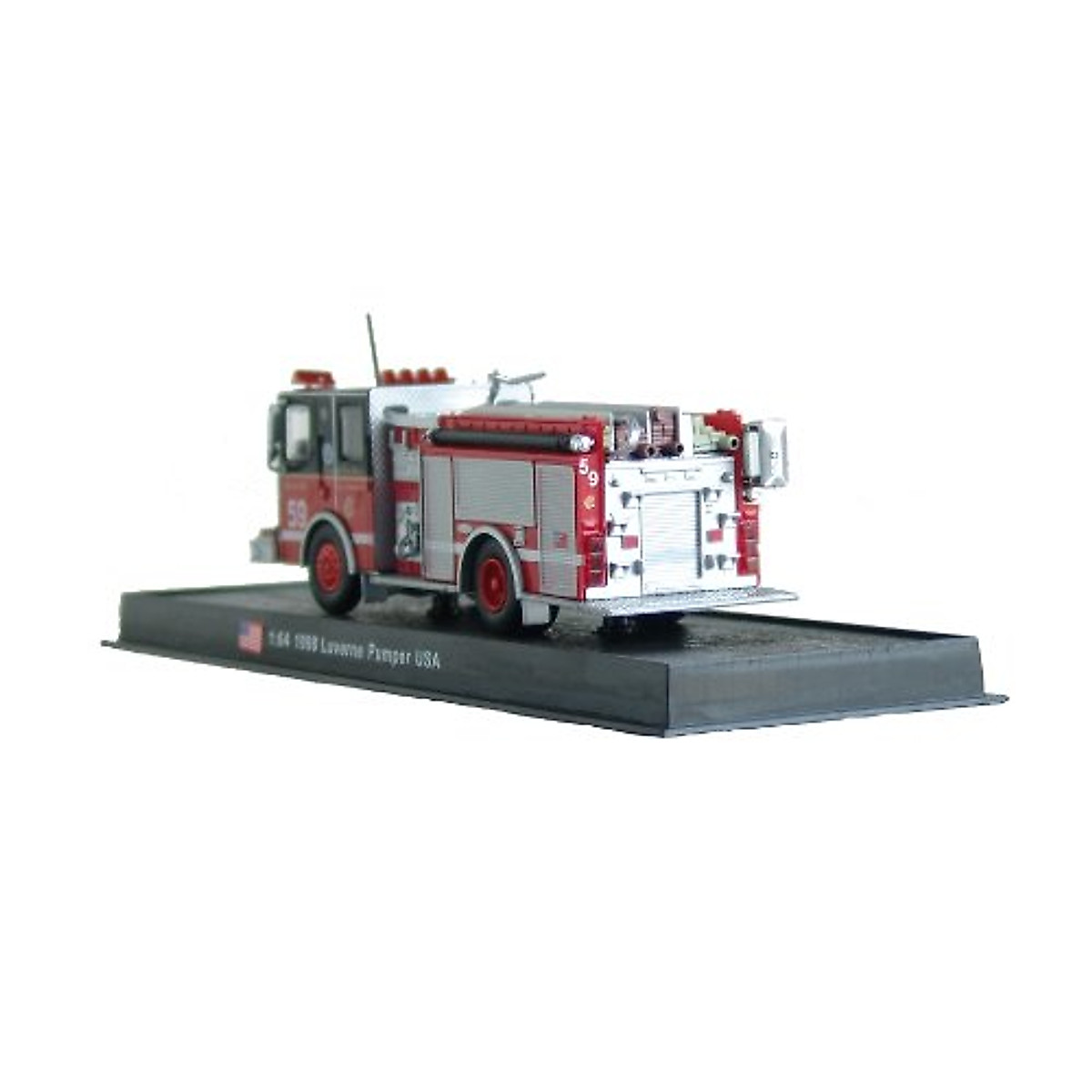 Luverne Pumper Fire Truck Diecast 1:64 Model (Amercom GB-17)