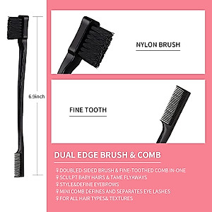 36pcs Wig Tape for Lace Wigs Double Sided Waterproof Lace Wigs Adhesive, Tape Strips for Lace Front Wig Toupee, Hairpiece Wig Tape Hair Wig Tape for Hair Extension with Hair Wax Stick Edge Control Wax