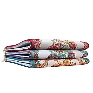 VISCO LOVE Memory Foam Area Rug & Runners (Prayer Rug) (RED-Patterned)