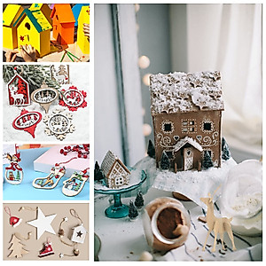 MUXGOA 20 Pack Basswood Sheets for Craft, Laser, Wood Burning, Wooden DIY Ornaments, Unfinished Thin Balsa Plywood Sheets can be Cut & Painted to Desired Shape(150x100x2mm)