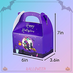 SPERPAND 36Pcs Halloween Treat Boxes, Small Gift Boxes - Cardboard Cookie Candy Boxes for Halloween Party Favors(3.6"x6"x7")