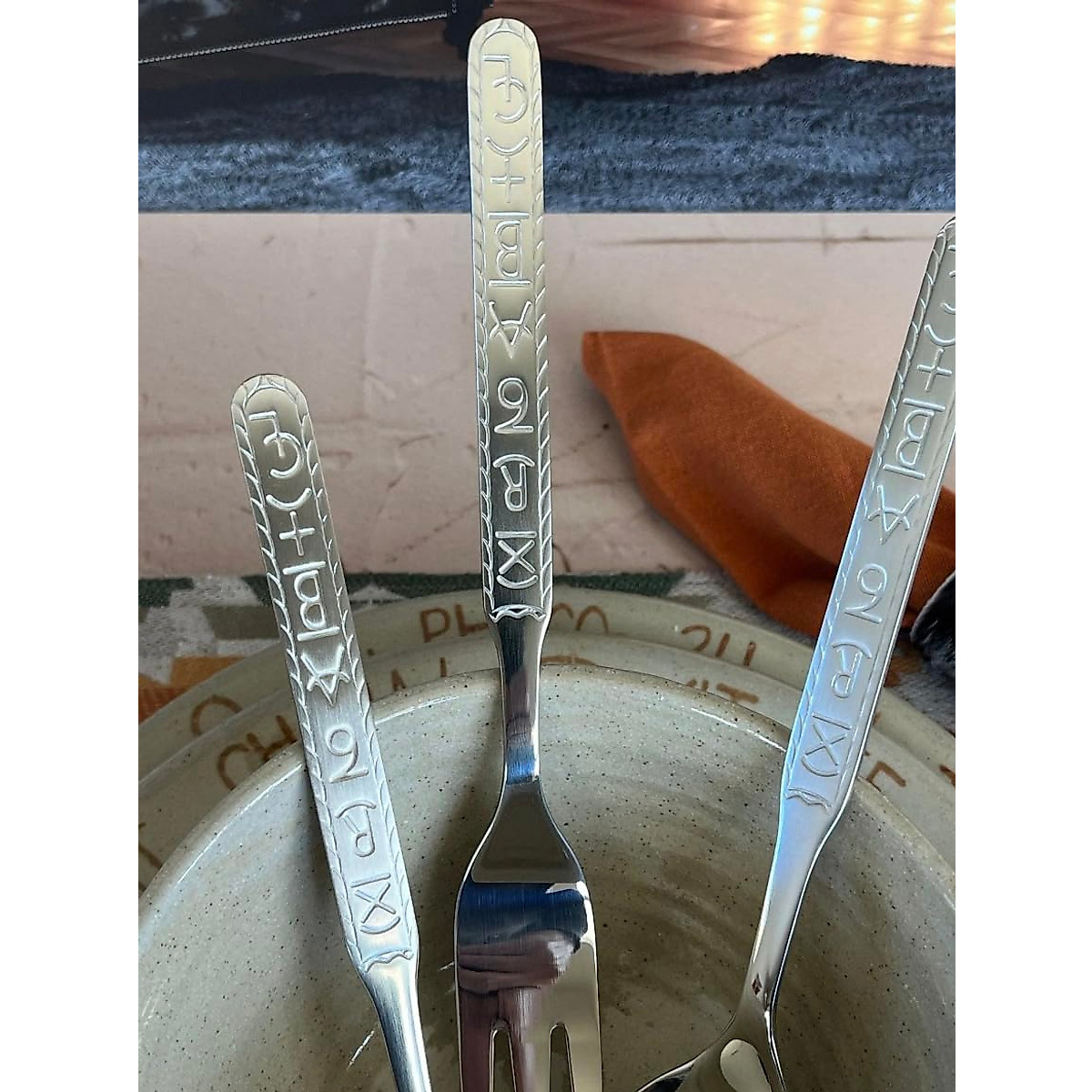 Ranch Brands Stainless Silverware Serving Set (3 Piece) by Cowboy Living