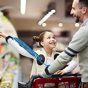 Toddmomy 2pcs Anti-Lost Wrist Strap Kids Wrist Link Child Working Safety Harness Child Rope Leash Child Walking Strap Kids Wristband Elastic Rope Toddler Baby Polyester Connection Harness