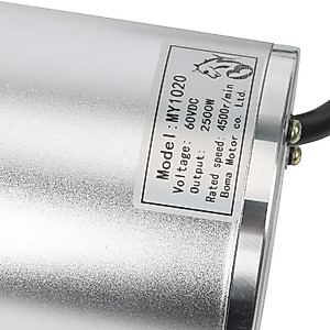 YC Yier 29" Go Kart Rear Axle Kit +Front End Steering Shaft Assembly+ Brake + 4.10-6" Wheels Tires +60V 2500W Brushless Electric Motor Kit + Battery for Go Kart ATV Quad Buggy Drift Trike Dolly Cart