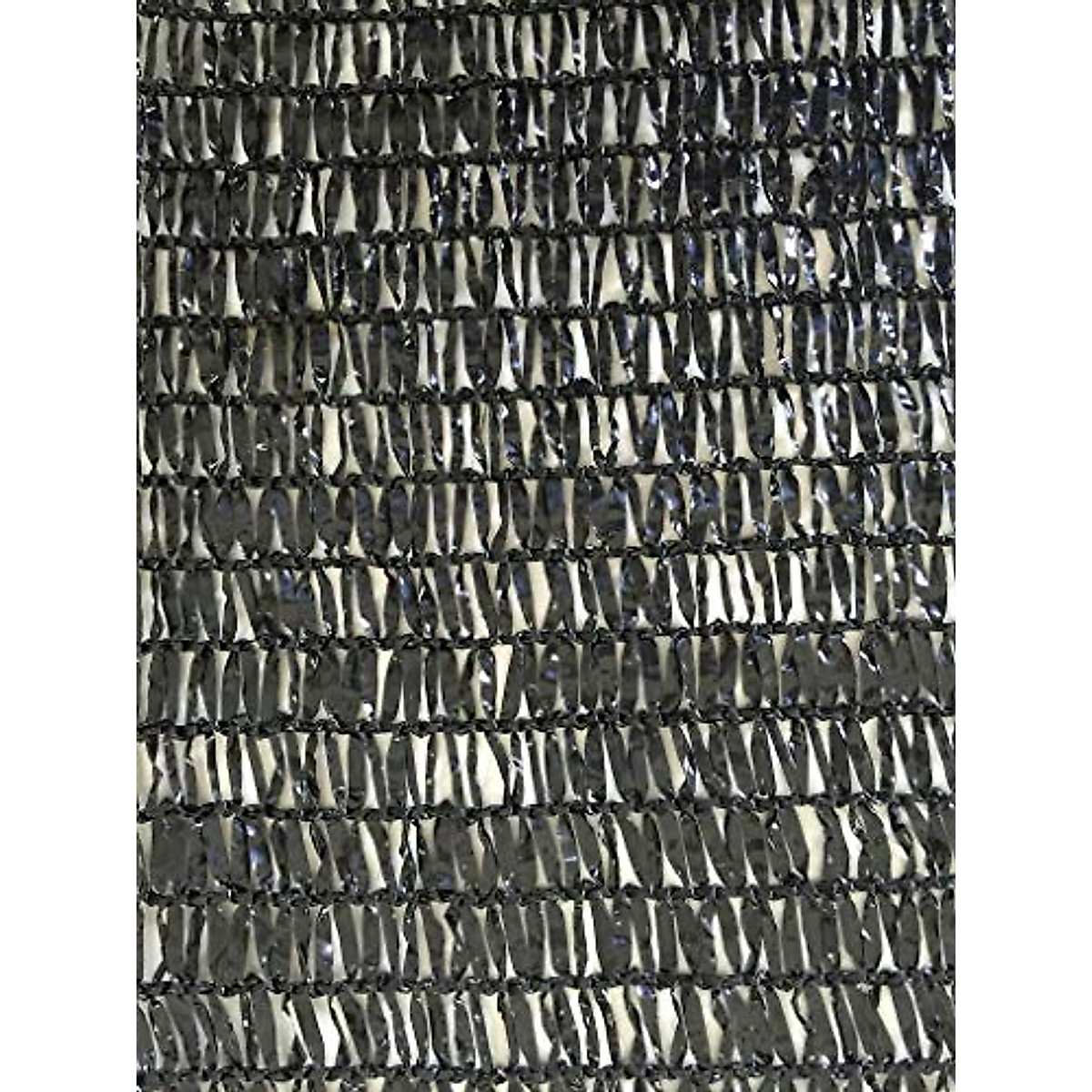 E.share 40% Shade Cloth Black Premium Mesh Shade Panel with Grommets 12ft x 6ft