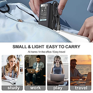 65W AC Adapter Charger for Dell Laptop Charger USB C: Dell Latitude 5520 5530 5540 7420 Chromebook XPS Inspiron 14 16 7620 Dell Power Cord Type C