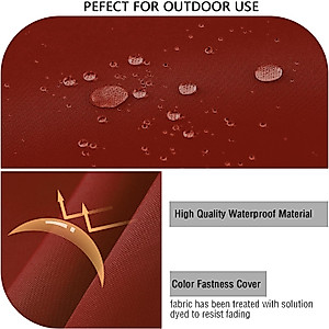 idee-home Outdoor Bench Cushion 42 inch, Patio Bench Cushion Indoor, Patio Furniture Chair Pad, Porch Swing Cushion with Ties, Bay Window Seat Sofa Garden Replacement Loveseat Cushion