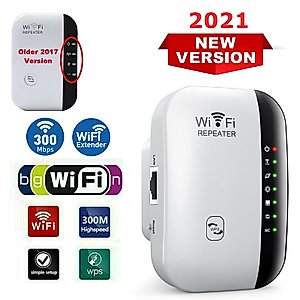 2023 Newest WiFi Extender, WiFi Booster, WiFi Repeater，Covers Up to 2640 Sq.ft and 40 Devices, Internet Booster - with Ethernet Port, Quick Setup, Home Wireless Signal Booster
