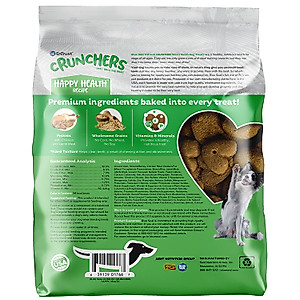 Blue Seal Kent Entrust Crunchers - Small Dog Treats, Happy Health Recipe - Crunchy Oven Baked Biscuits with Premium Ingredients, Nutritious Snack, Ideal for Training - Made in USA, 2-Pound Bag