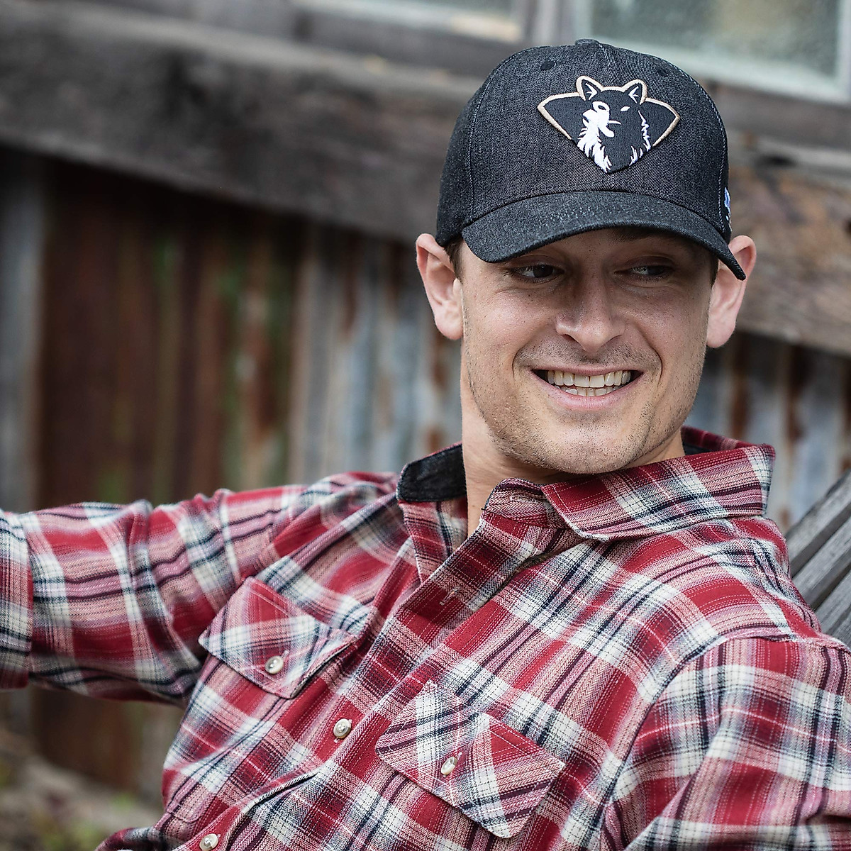 Premium Adjustable Baseball Caps for Men and Women - Black Denim Cotton